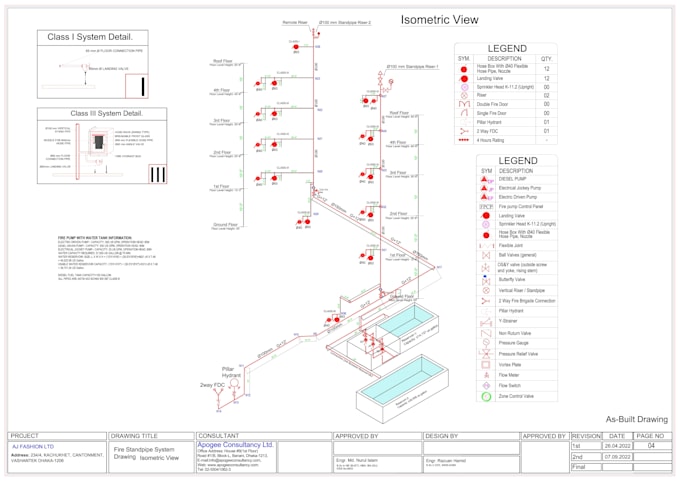 Design fire protection system with any standard on autocad by ...