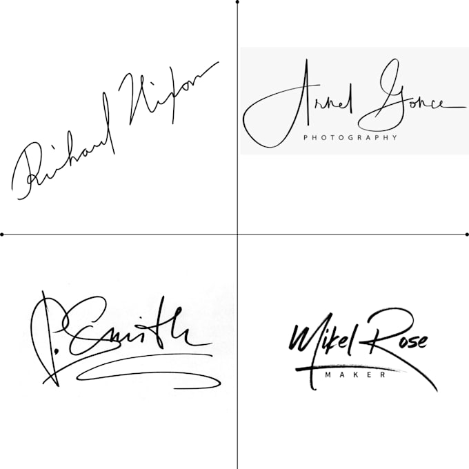 Design professional handwritten signature logo by Kartikthakur700 | Fiverr