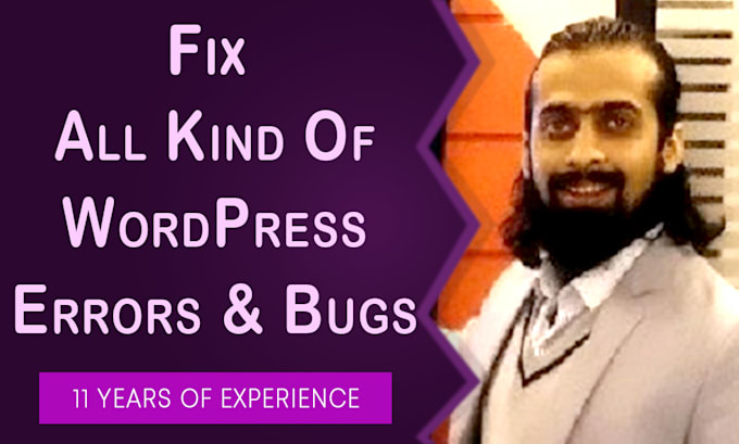 Fix all your website and wordpress errors in 24 hours by Teamtechchef | Fiverr