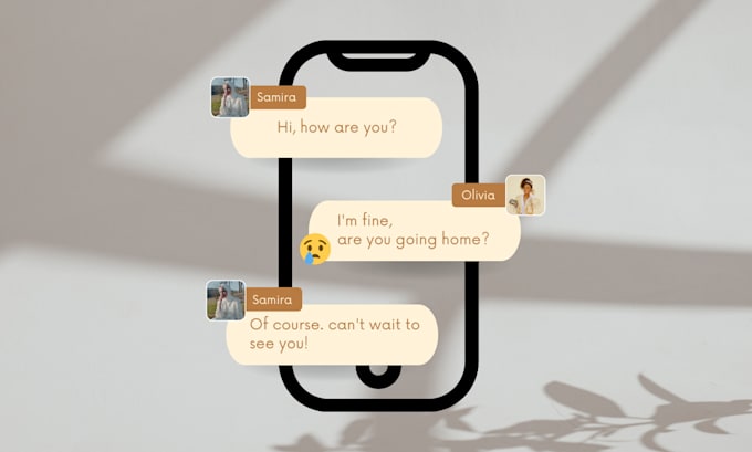 Create a text message chat animation video by Dipisa654 | Fiverr