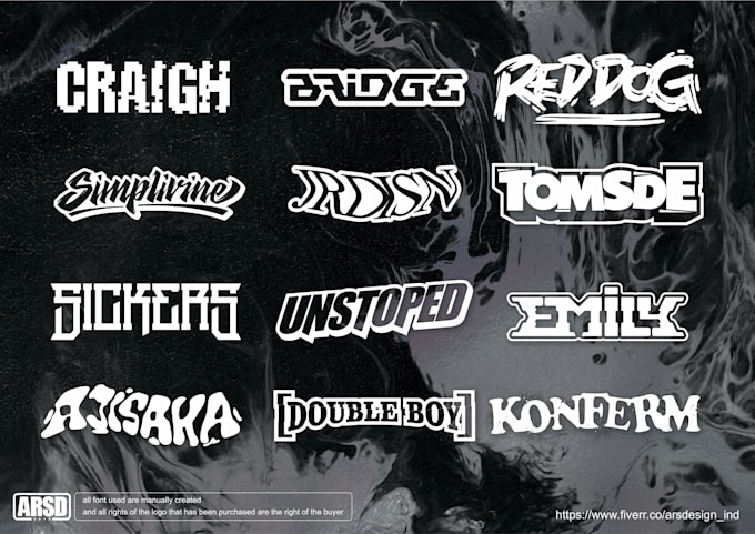 Make unique typography for music,band logo,dj or t shirt by Arsdesign ...