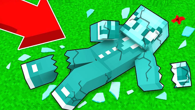 Make the best minecraft 2d thumbnail by Korkmazdzn | Fiverr