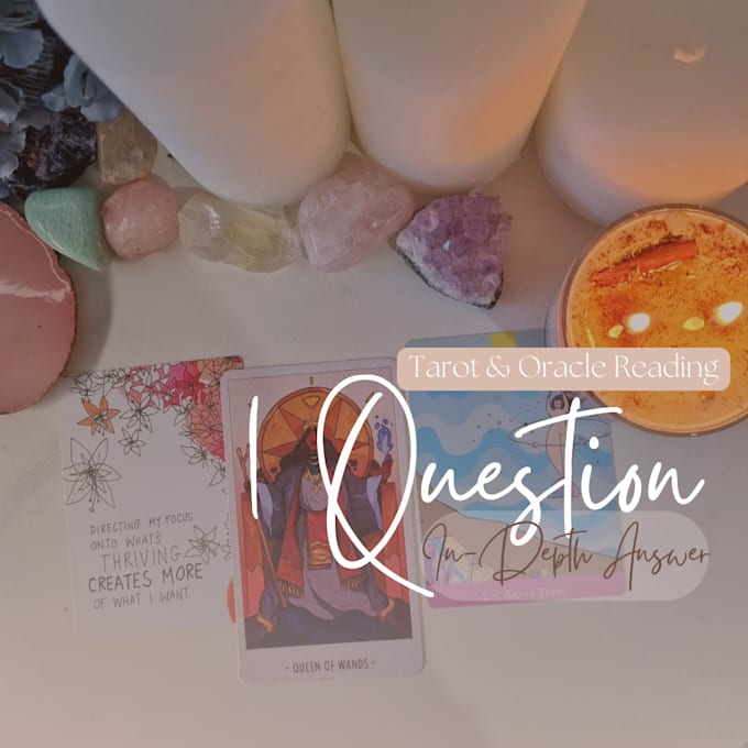Answer any question you have using tarot and oracle decks by ...