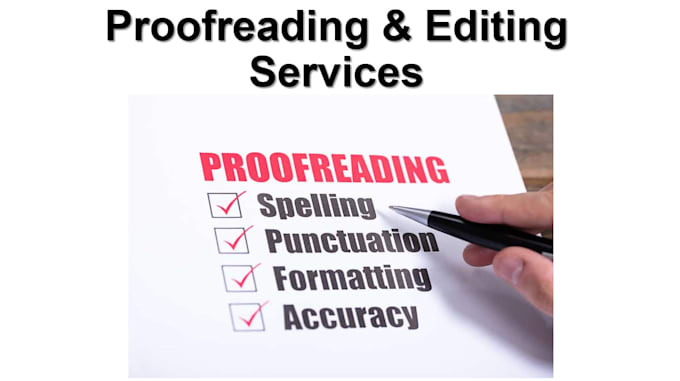 Do various types of proofreading and editing by Shaiannecasasis | Fiverr