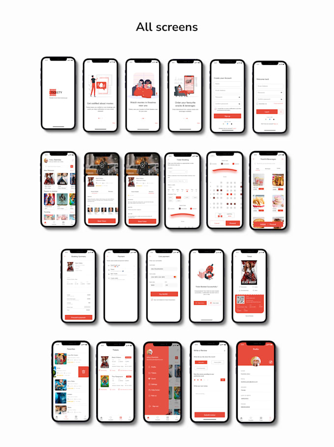 Create mobile app and web interface designs 2 by Designerdami | Fiverr