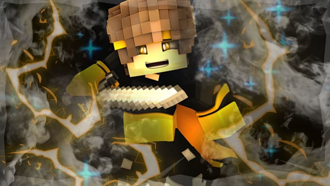 Make a professional minecraft 3d gfx by Gamer77079 | Fiverr