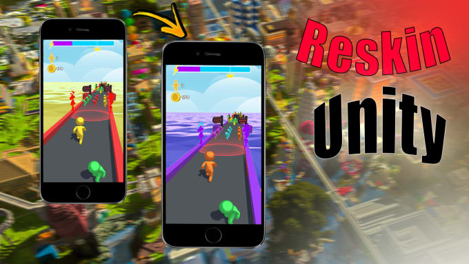 Reskin unity source code mobile games 3d or 2d by Outnet84 | Fiverr