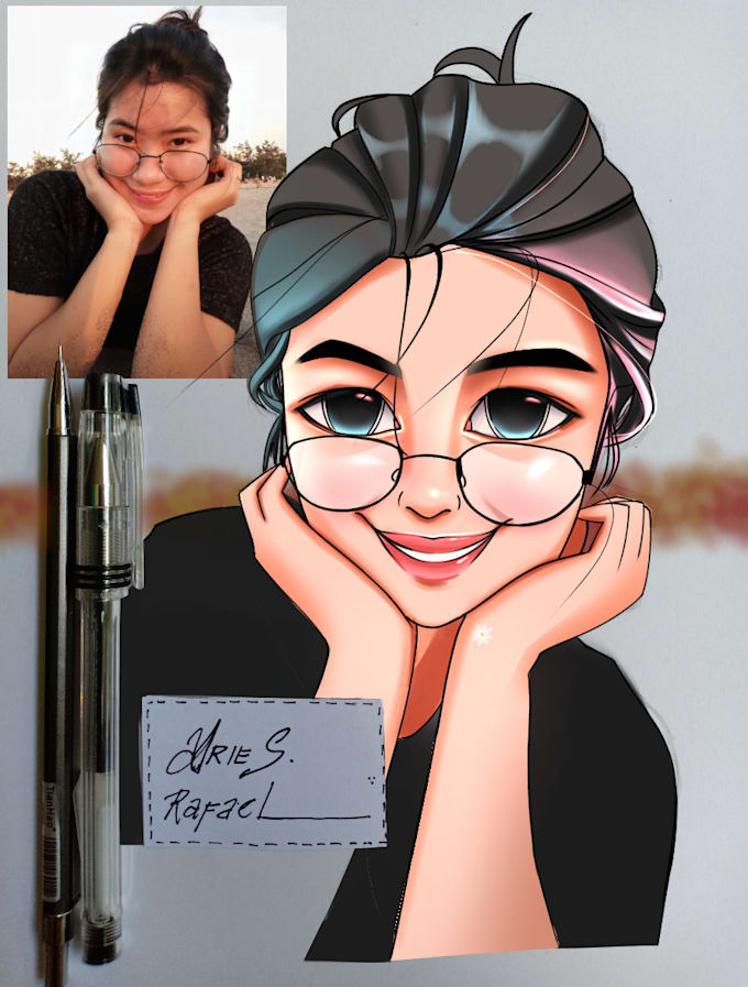 Create a stylized version of you and hope to spark a little joy by ...