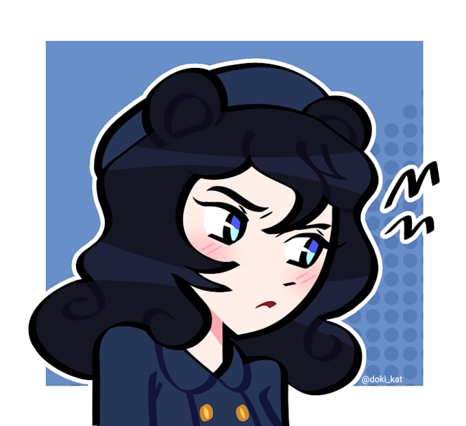 Create digital artwork of your original characters and more by Dokikat ...