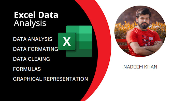 Do ms excel data analysis and graphical depiction by Nadeemkhandw | Fiverr