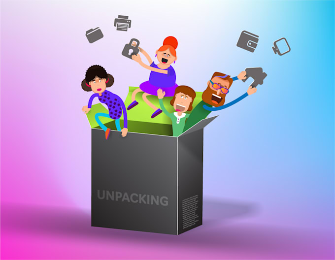 Develop cartoon characters for an animation website or a video clip by ...