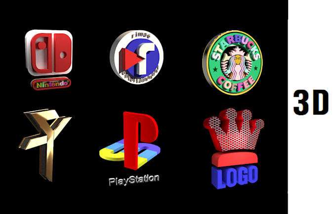 Create a professional 3d interactive logo and mockup for your company ...