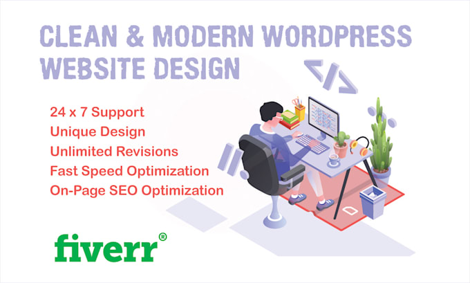 Create a clean and modern wordpress website design by Prenero_studio | Fiverr