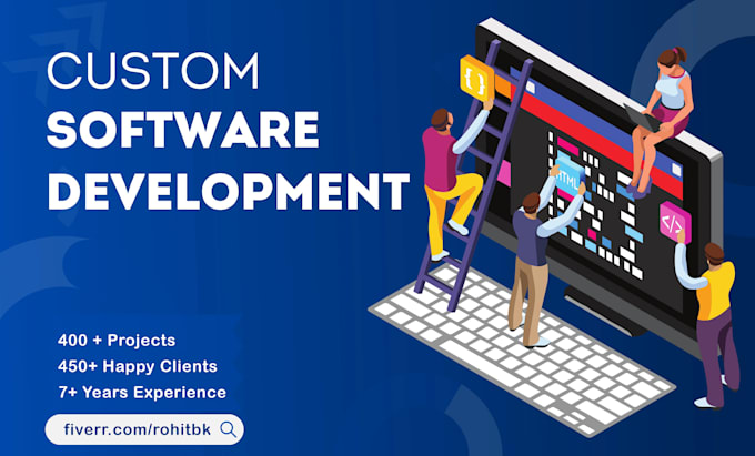 Develop complete custom software, web application or saas by Rohitbk ...