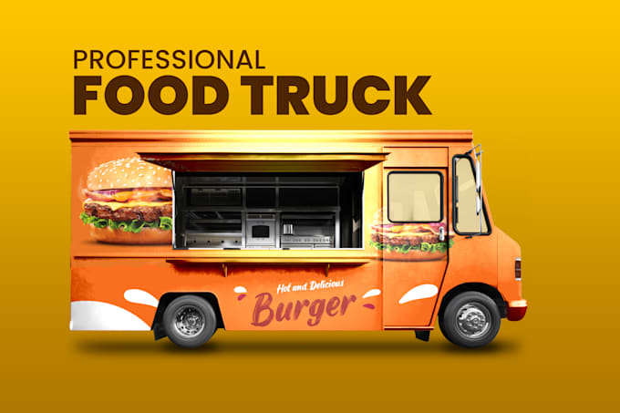 Make a food truck wrap or trailer wrap design for you by Damith_dn | Fiverr