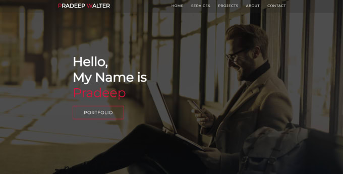 Do Frontend Web Development In Html Css Javascript By Pradeepwalter Fiverr