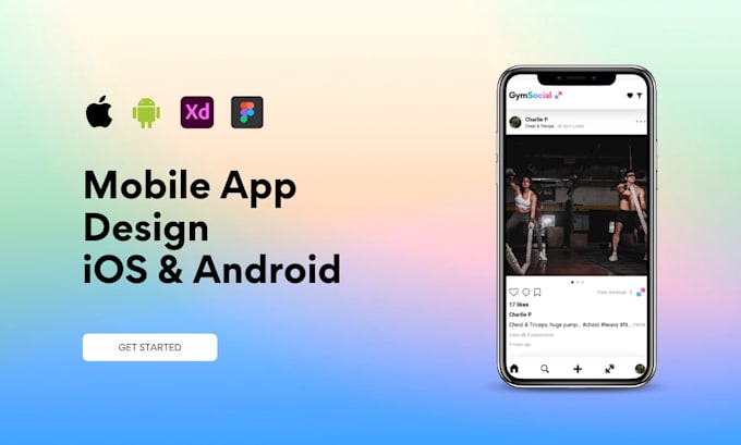 Design unique and professional ui, ux design for mobile app by ...