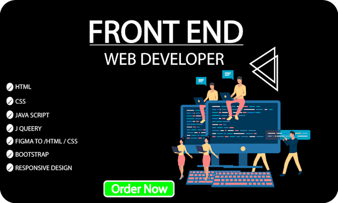 Be your front end developer using html,css and javascript by ...