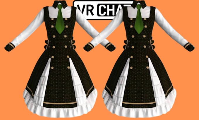 Design vrchat outfit, clothing, accesssories, pc quest compatible by ...