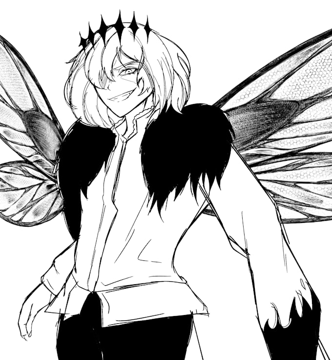 Draw Your Character In A Manga Style By Damascusdean Fiverr