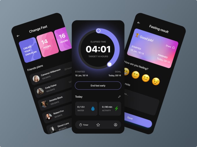 Develop diet app, intermittent fasting app like bodyfast by Dev_lis ...