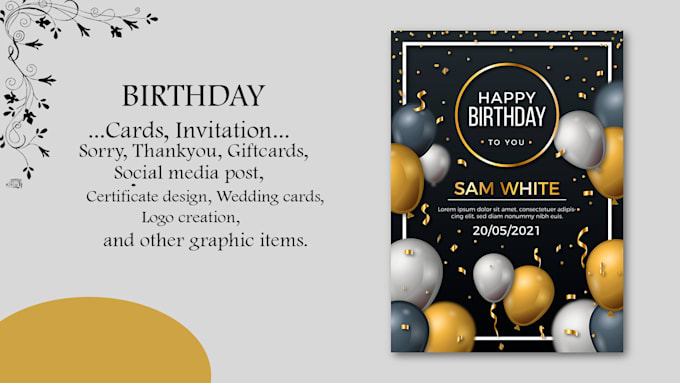 Create attractive event invitations cards by Photostratus904 | Fiverr Create attractive event invitations cards by Photostratus904 | Fiverr
