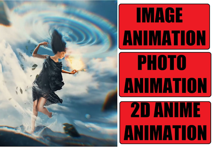 Cinemagraph photo animation, 2d picture, anime image animation by ...