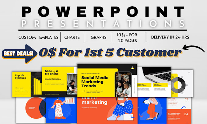 Design modern high quality presentations by Himanshutoyou | Fiverr