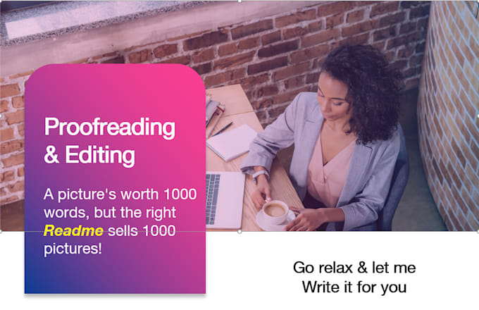 Write and edit your project readme document by Gideon_warui | Fiverr