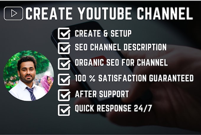Create and setup and manage a professional youtube channel by ...