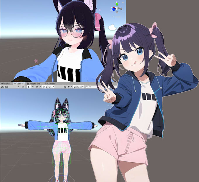 Edit your sdk3 vrc avatar by Mimiunnie | Fiverr