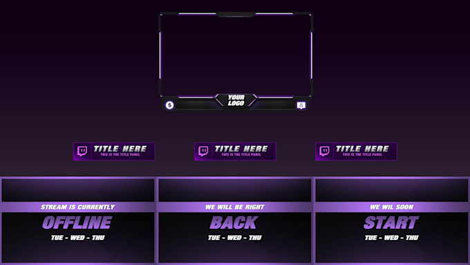 Create clean and simple streaming overlays for you by Timothygaming1 ...