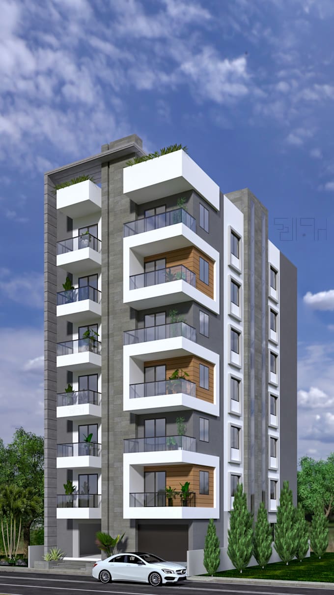 Make residence exterior render by Ar_ehsan | Fiverr