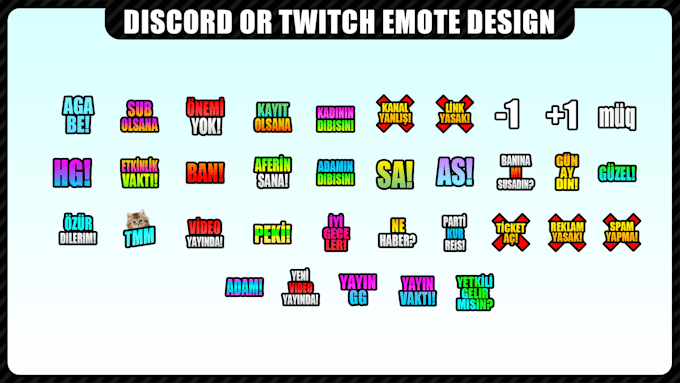 Crea emojis de discord, emoticones de twitch o pegatinas de discord para ti