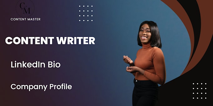 Create a captivating linkedin bio or company profile by Contentmaster0 ...