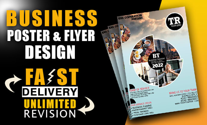 Design business poster for your business by Mrgraphicsd | Fiverr