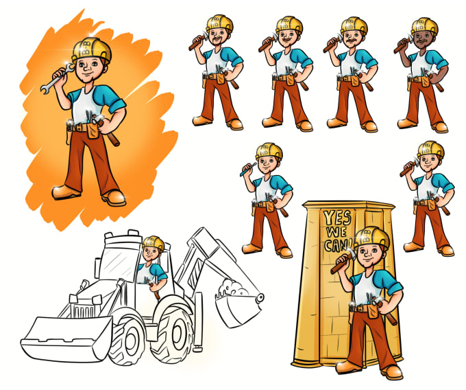 Draw cute character design by Hiza06 | Fiverr Draw cute character design by Hiza06 | Fiverr