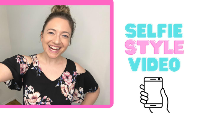 Create a natural selfie style video by Vickieproduces | Fiverr