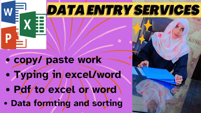 Do excel data entry, data analyst,copy paste and convert pdf files by Permishaali | Fiverr