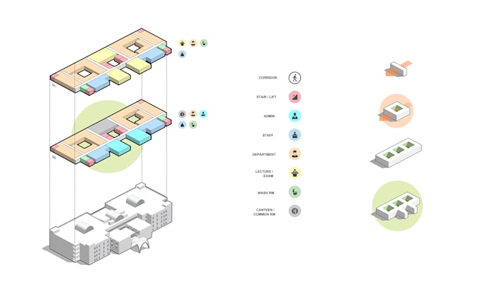 Create architectural concept diagrams by Tomjijojose | Fiverr