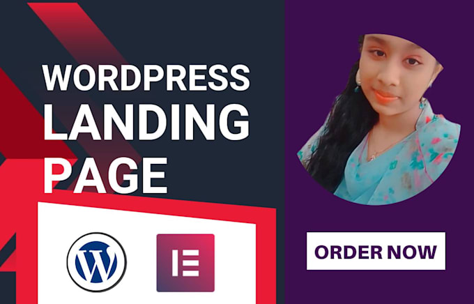 One page wordpress website or a landing page by Prite07 | Fiverr