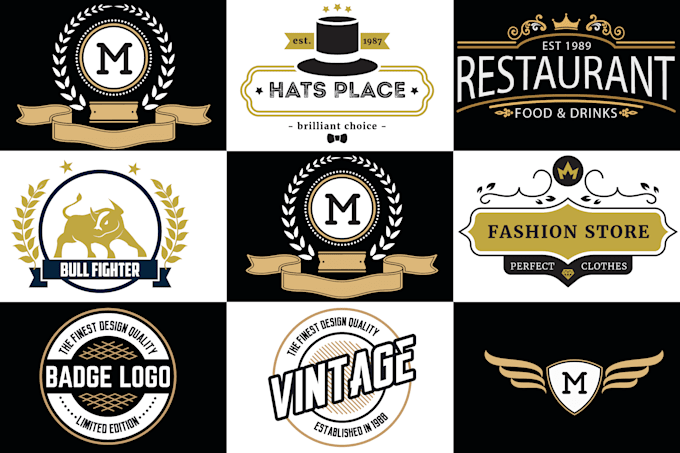 Create unique emblem logo design by Asmaservices | Fiverr