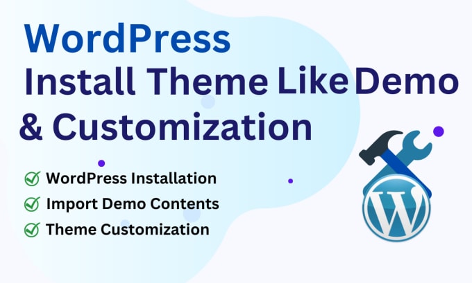 Install wordpress, setup theme, demo, do customization by Jeweltj | Fiverr Install wordpress, setup theme, demo, do customization by Jeweltj | Fiverr