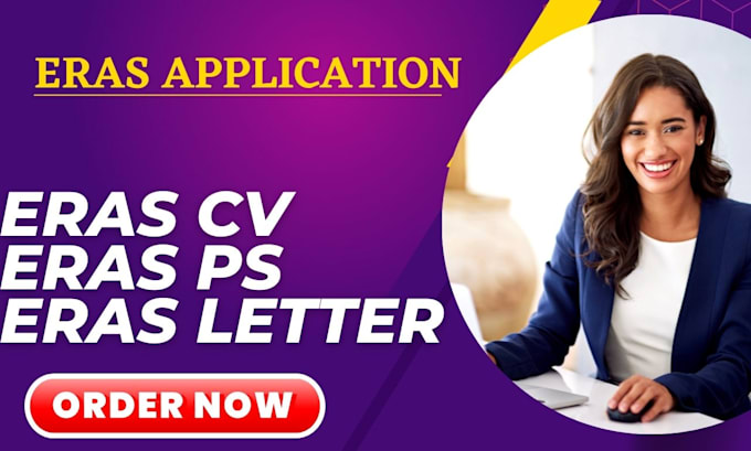 Write eras cv, residency application, supplemental documents by ...