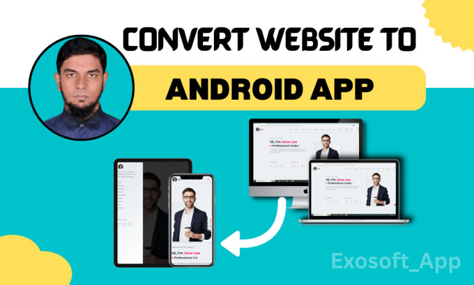 Convert website into android app by Exosoft_app | Fiverr Convert website into android app by Exosoft_app | Fiverr
