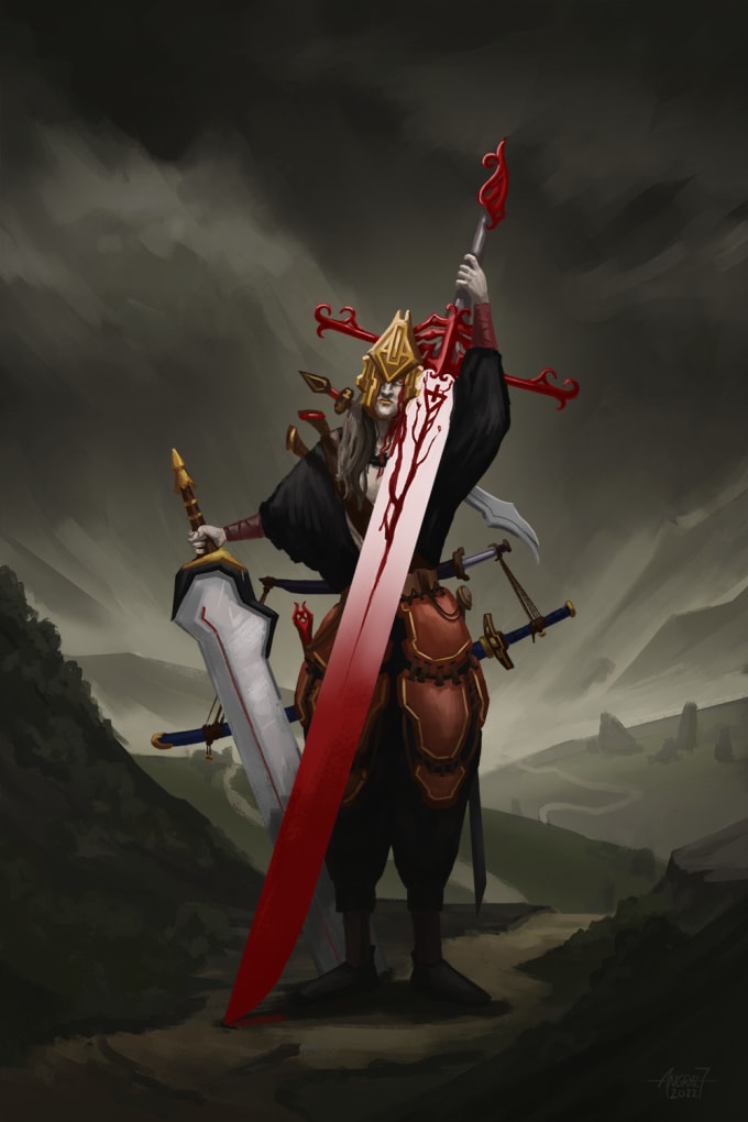 Draw your rpg character by Angralseven | Fiverr