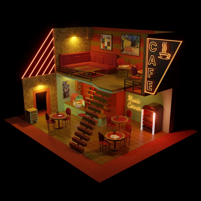 Create stylized 3d art, characters, and environment for you by ...