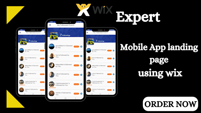 Design mobile app landing page using wix, ui ux design by Goldkad | Fiverr