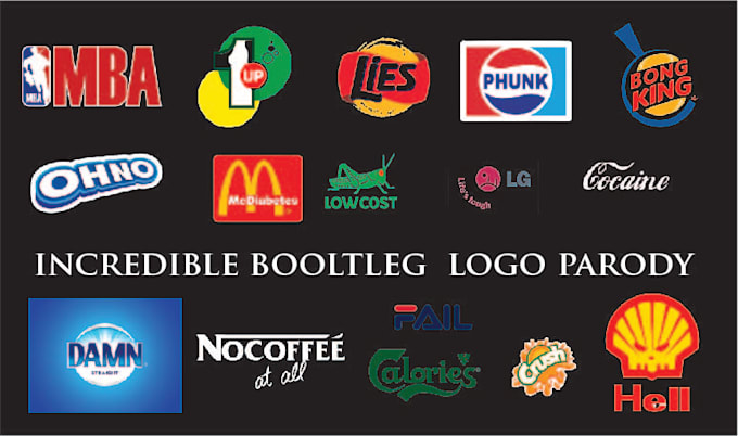 Create modern parody bootleg logo design by Graphcgirl096 | Fiverr