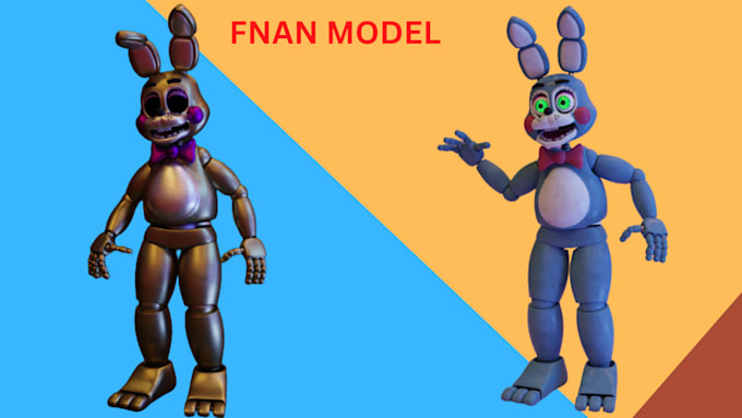 Create a fnaf character,3d fnaf model,fnaf modelling,fnaf character ...